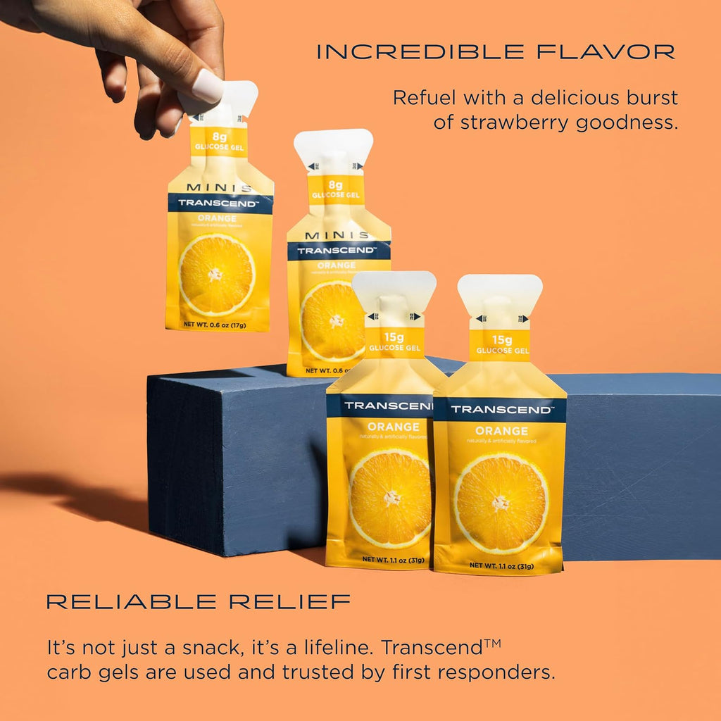 Transcend Foods orange gel convenient nutrition