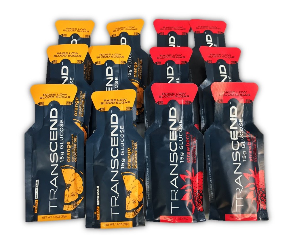 Transcend glucose gel for energy