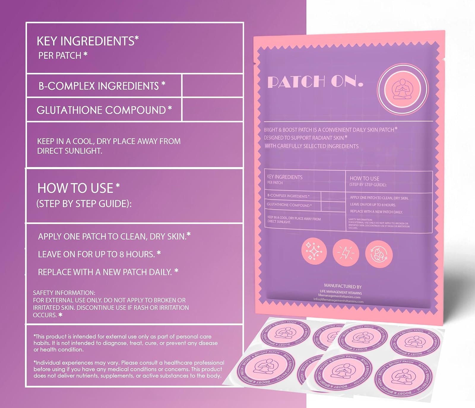 Transdermal patches for easy vitamin absorption