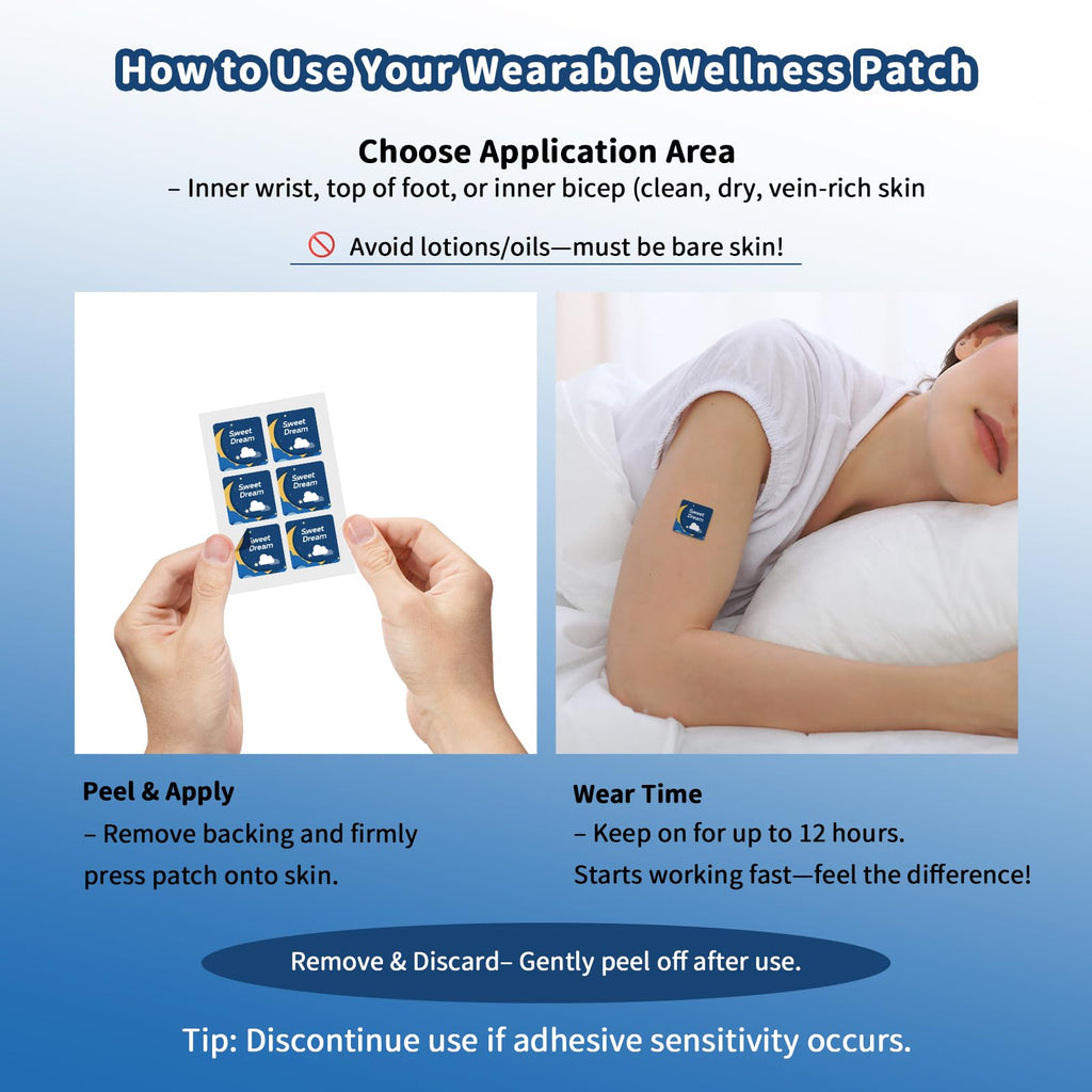 transdermal patches for improved sleep quality