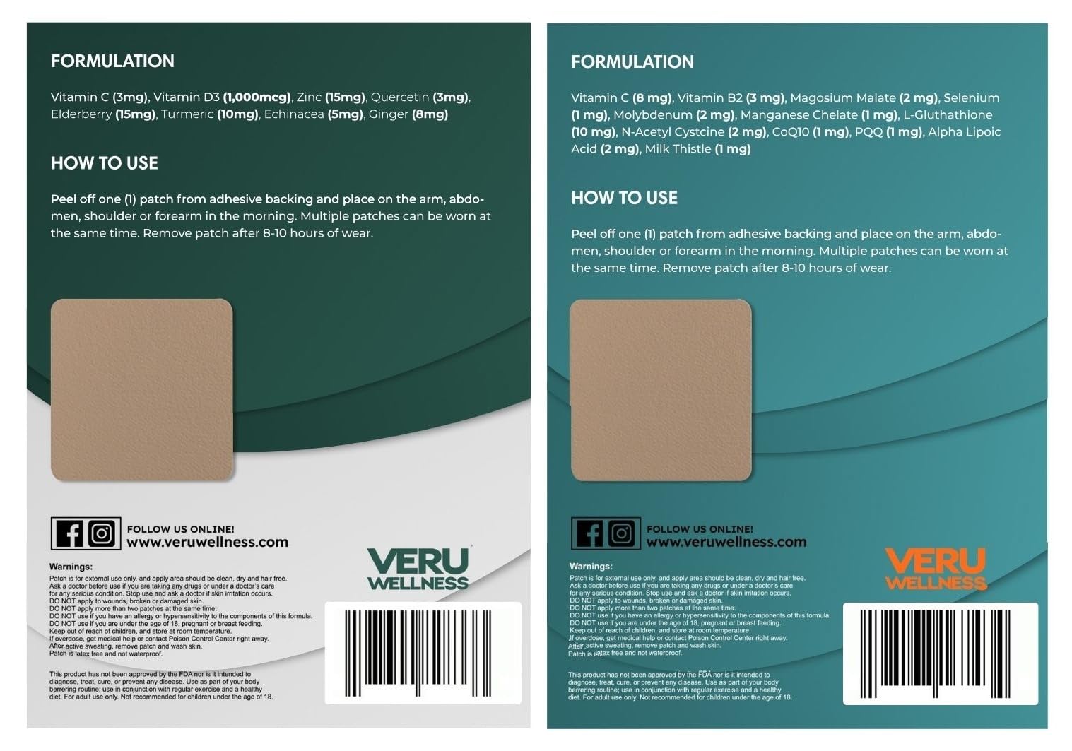 transdermal vitamin and mineral delivery