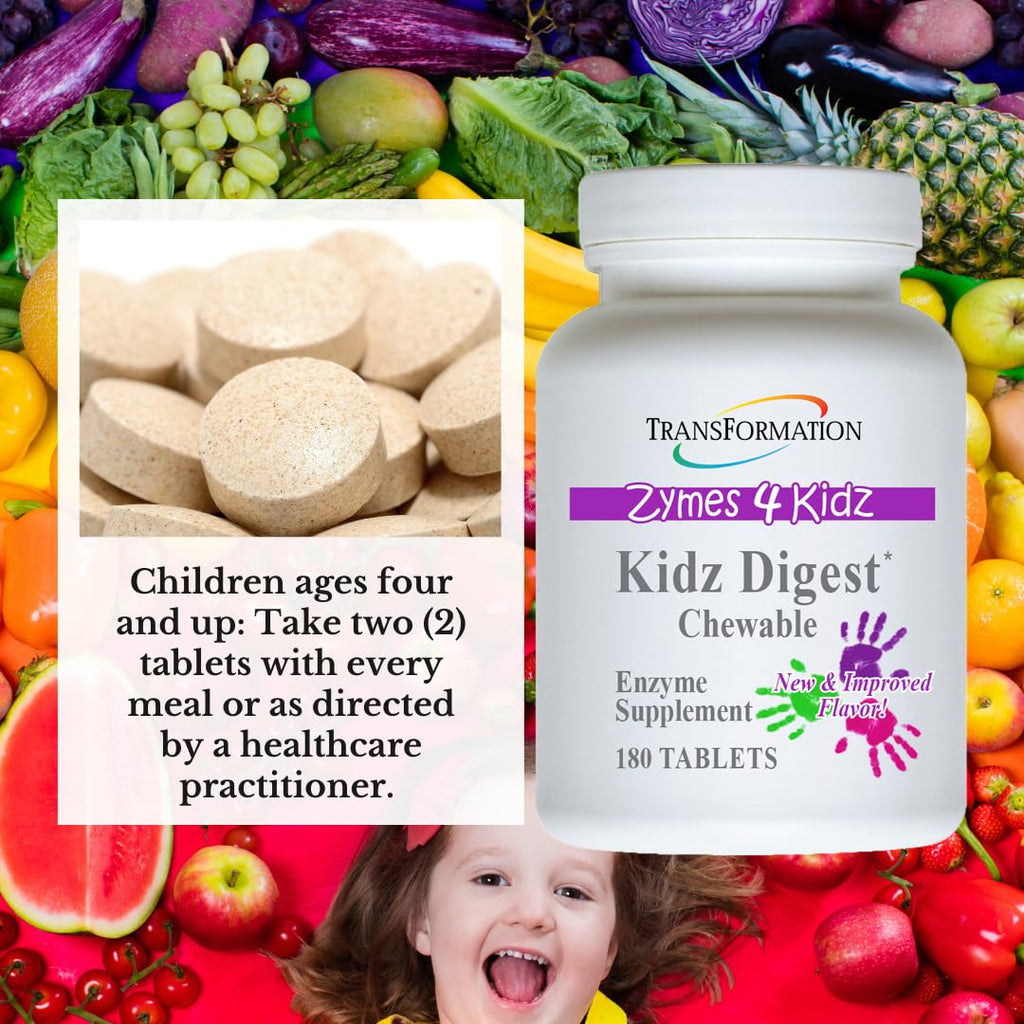 Transformation Kidz digestive support tablets
