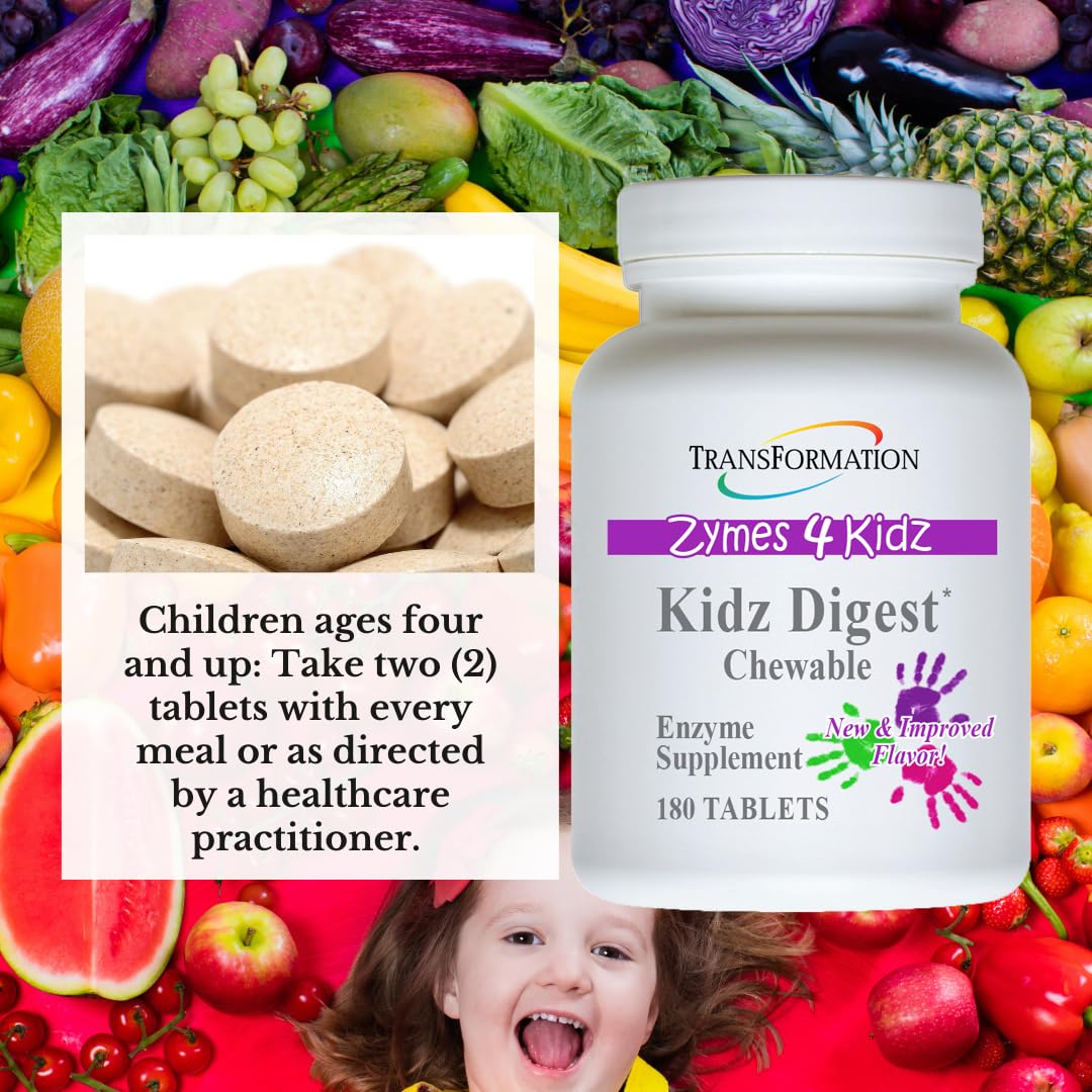 Transformation Kidz digestive support tablets
