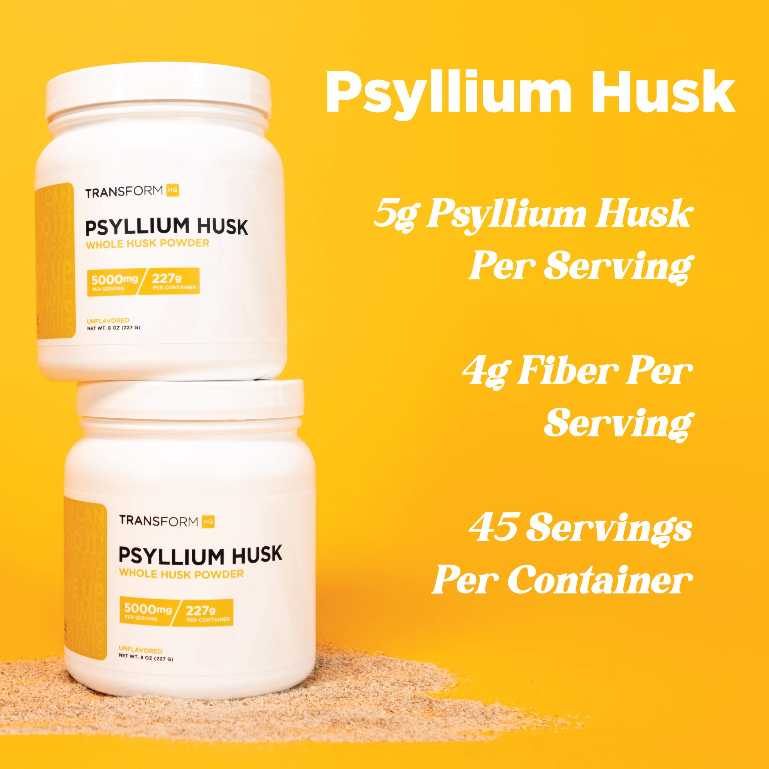TransformHQ organic psyllium husk