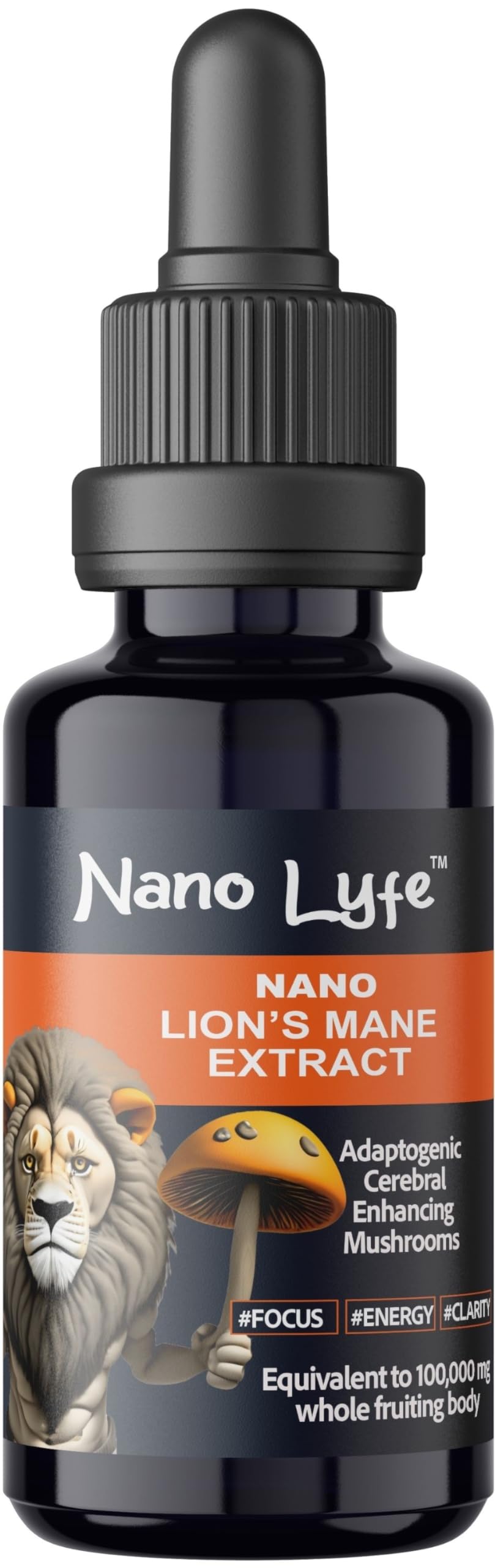 Translucent Nano Lion's Mane extract