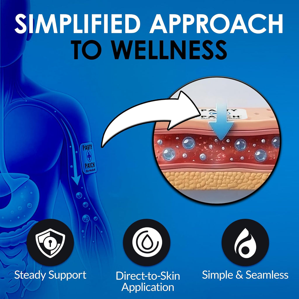 transparent adhesive multivitamin patches