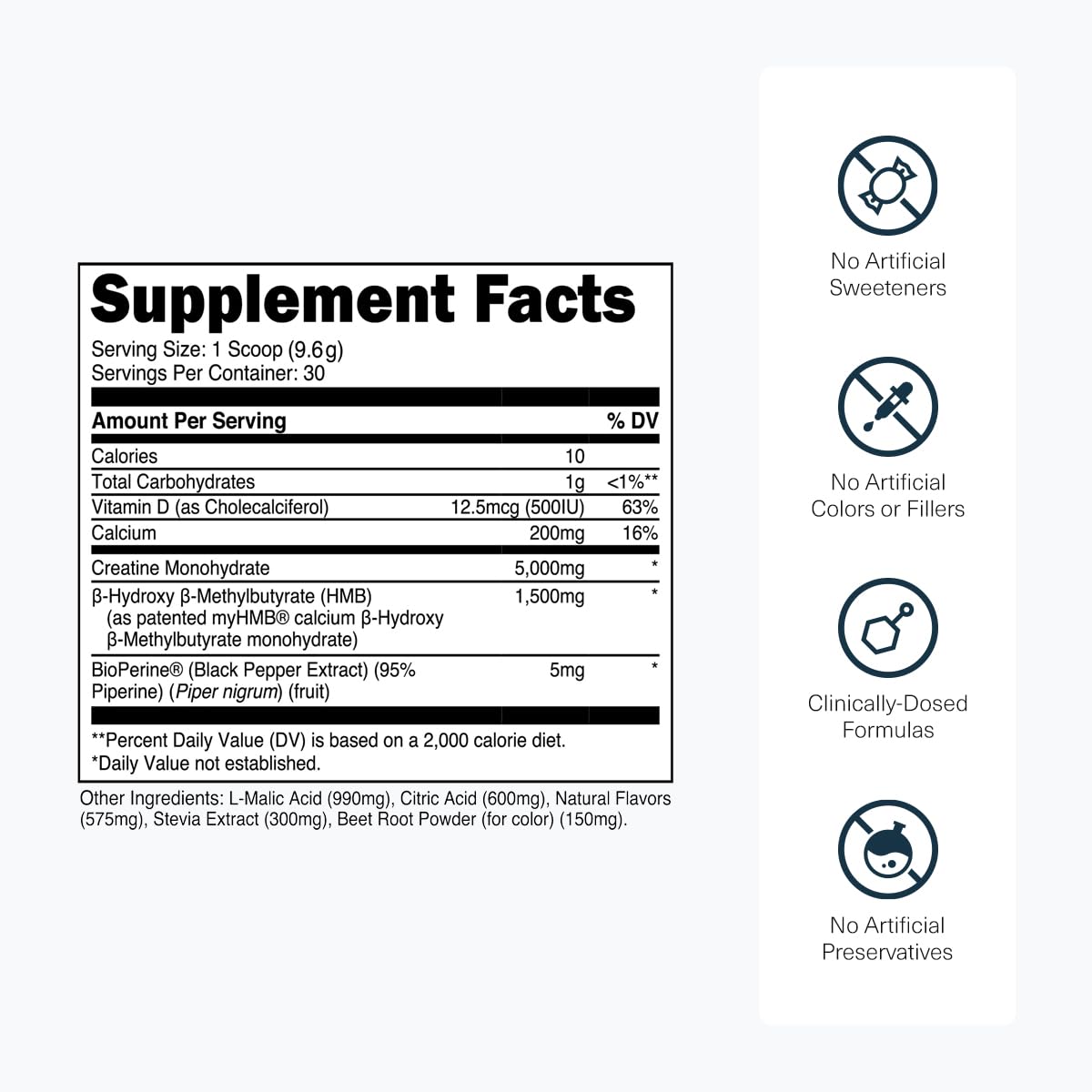 Transparent Labs creatine for recovery