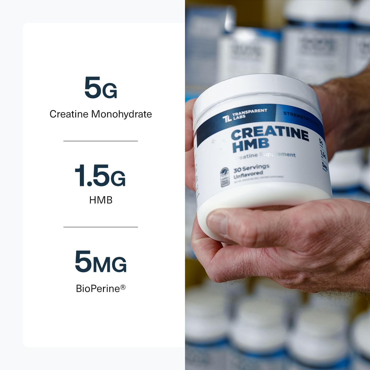 Transparent Labs creatine for strength