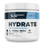 Transparent Labs electrolyte powder hydration