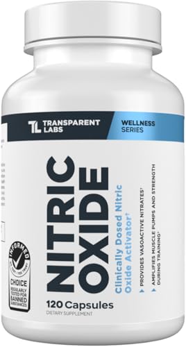 Transparent Labs nitric oxide booster capsules