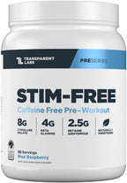 transparent labs pre-workout blue raspberry flavour