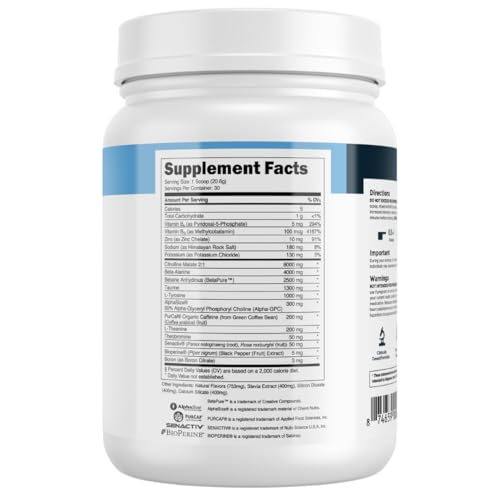 Transparent Labs pre-workout for endurance