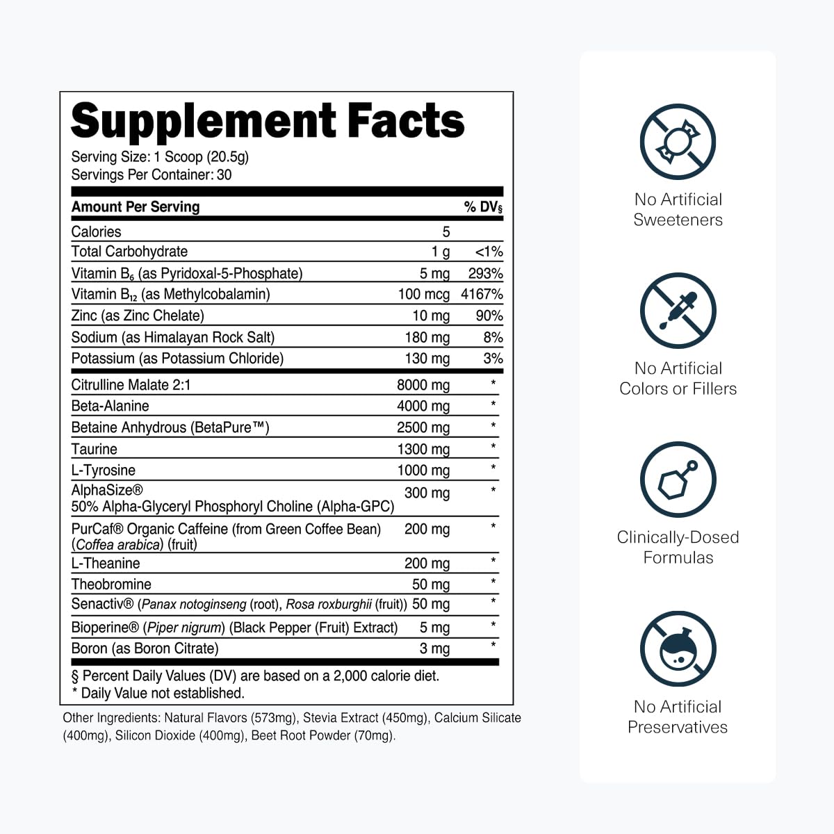 Transparent Labs pre-workout for endurance