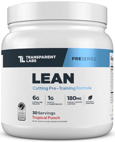 Transparent Labs pre-workout tropical punch