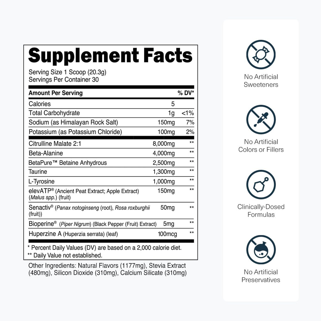 transparent labs pre-workout with no caffeine