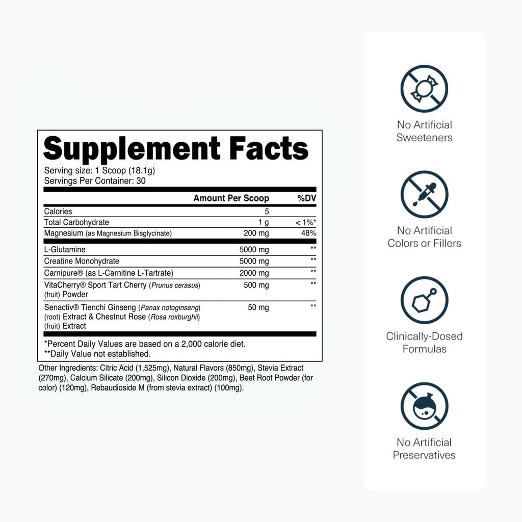 transparent labs recovery drink mix