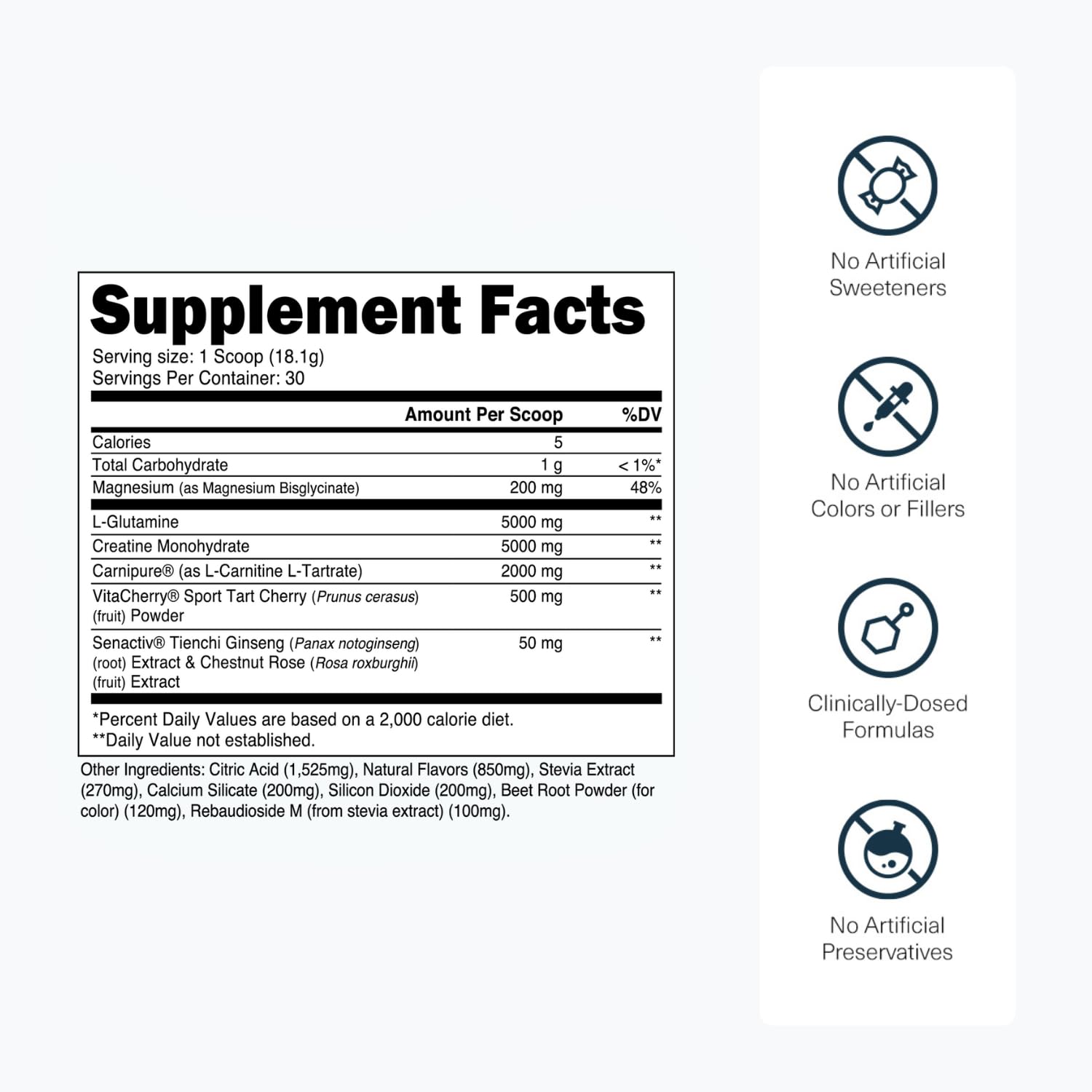 transparent labs recovery drink mix