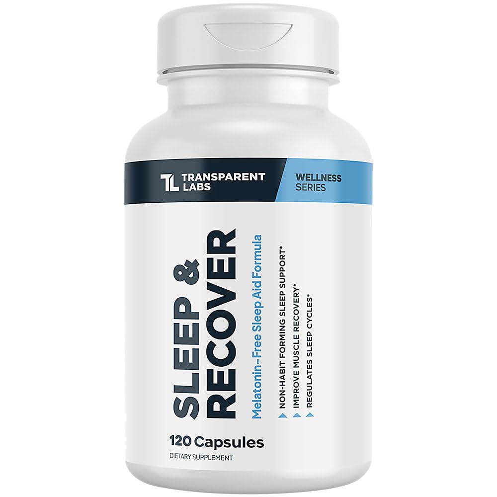 Transparent Labs sleep support capsules