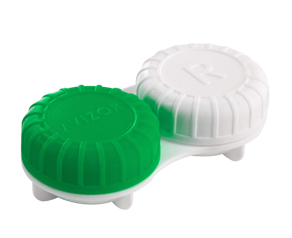 Travel-friendly aloe vera lens holder