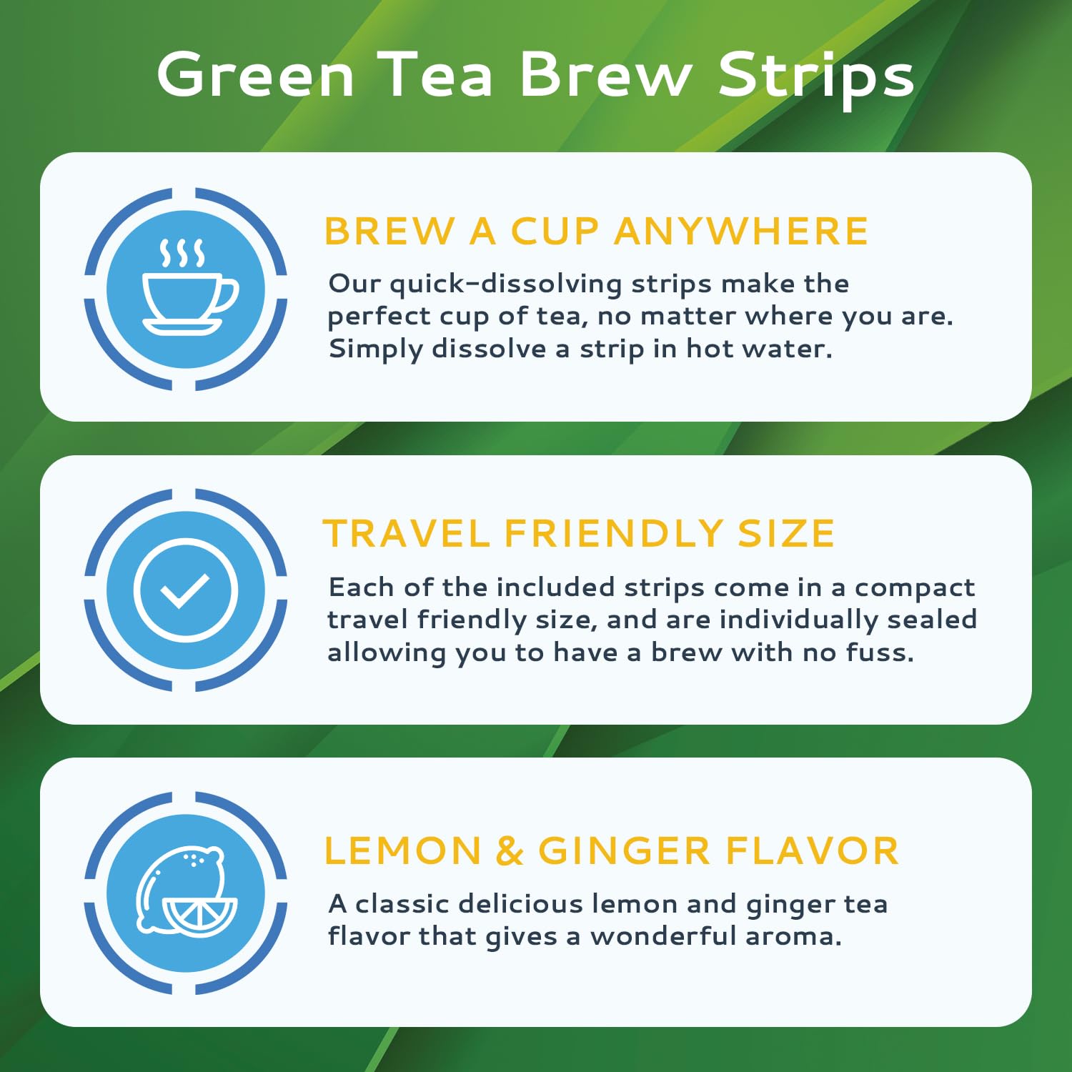 travel-friendly green tea supplements