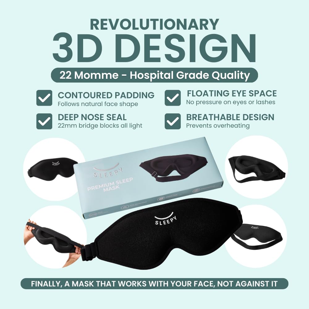 Travel-friendly sleep mask for better rest