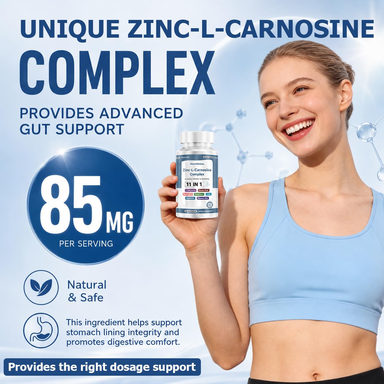 Trawecual Zinc L Carnosine for gut health