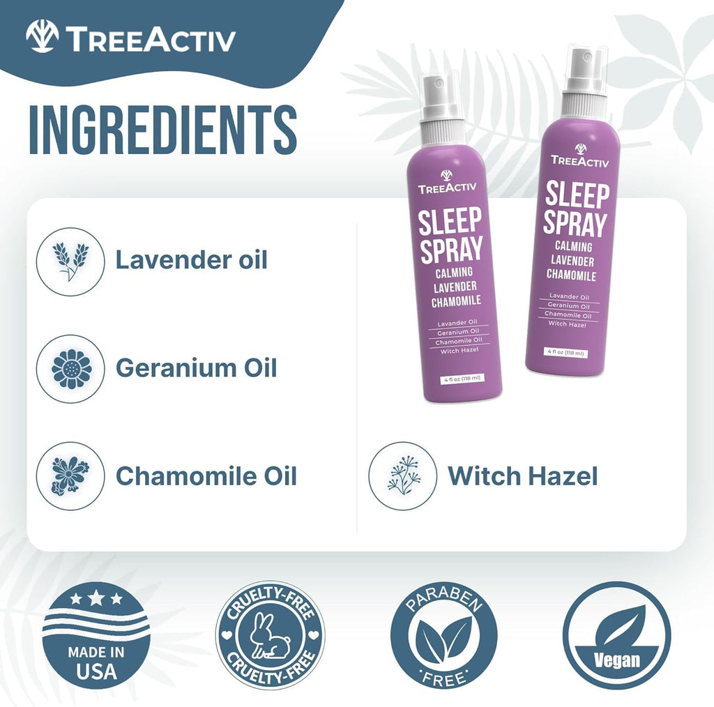 TreeActiv calming spray for relaxation