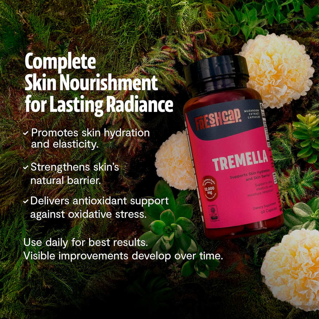 Tremella mushroom extract for skin health