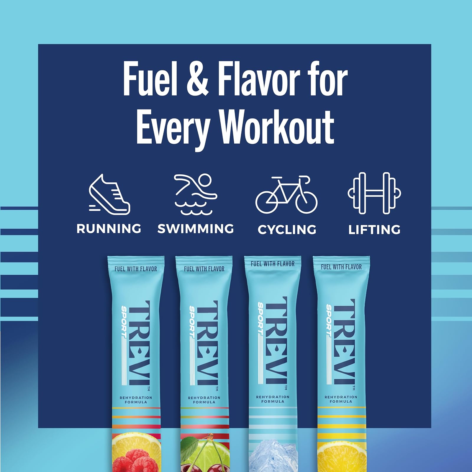 TREVI electrolyte packets for workouts