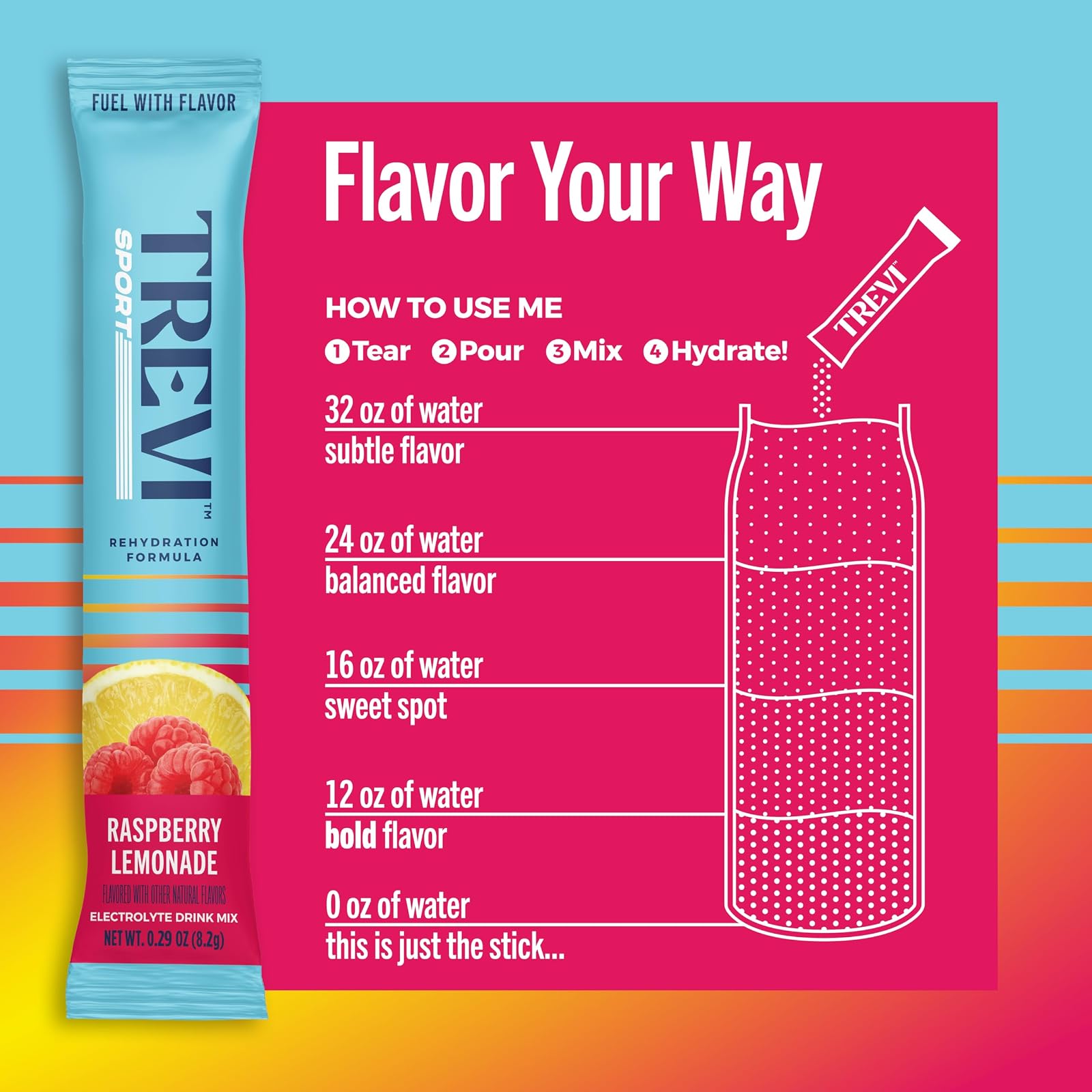 TREVI electrolytes powder for daily wellness