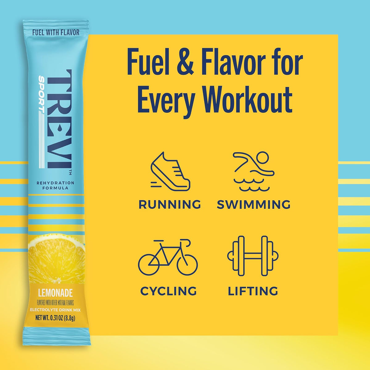 TREVI sports electrolytes for active lifestyle