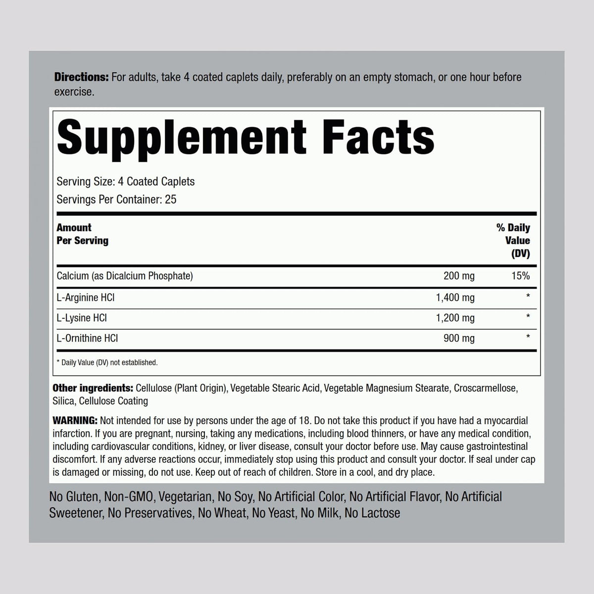 Tri Amino supplement for muscle recovery
