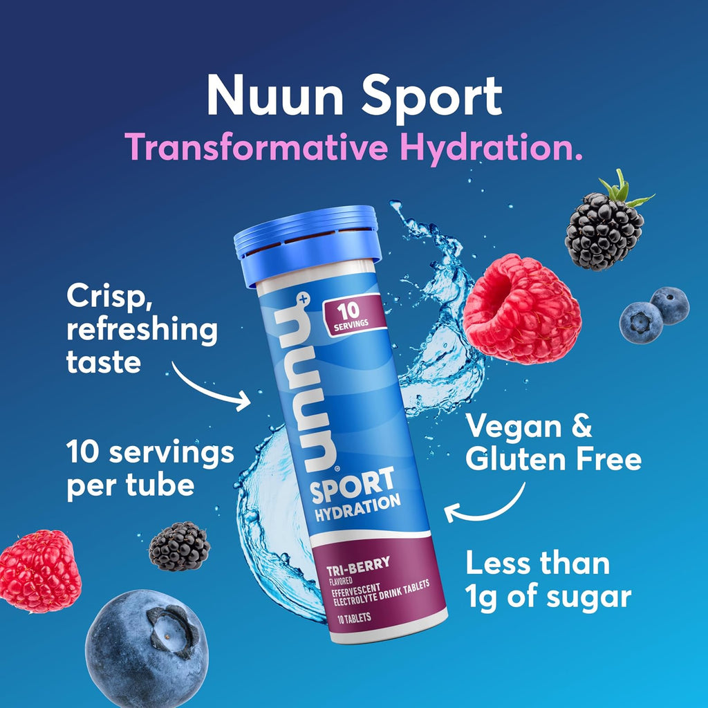 Tri-Berry flavour electrolyte tablets pack