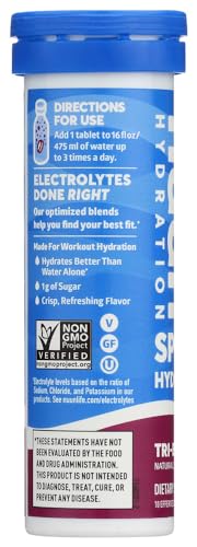 Tri-Berry flavour electrolyte tablets pack