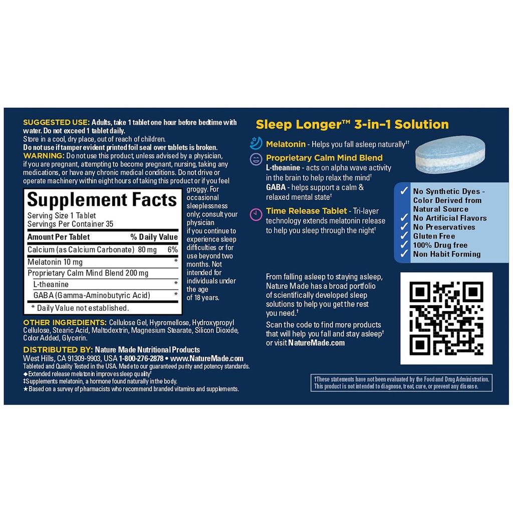 tri-layer melatonin for better sleep