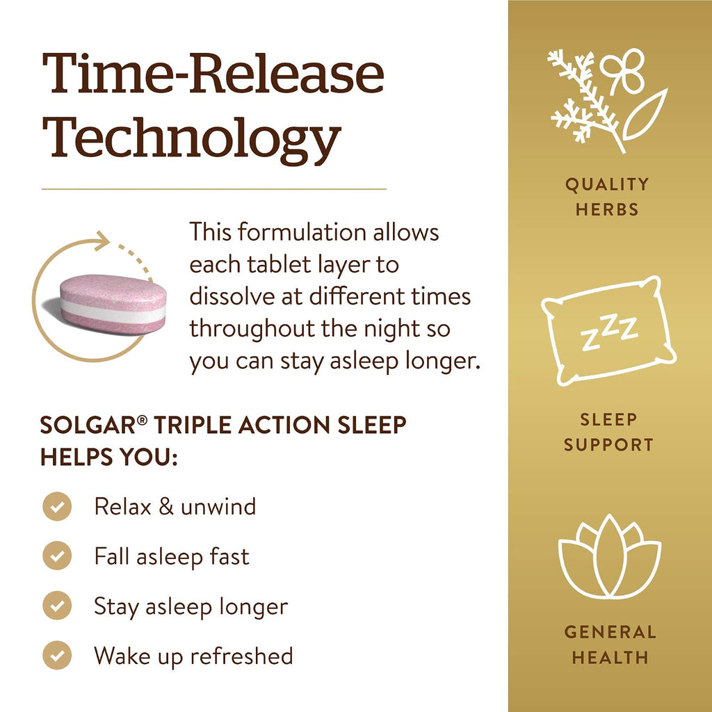 tri-layer melatonin for deep rest
