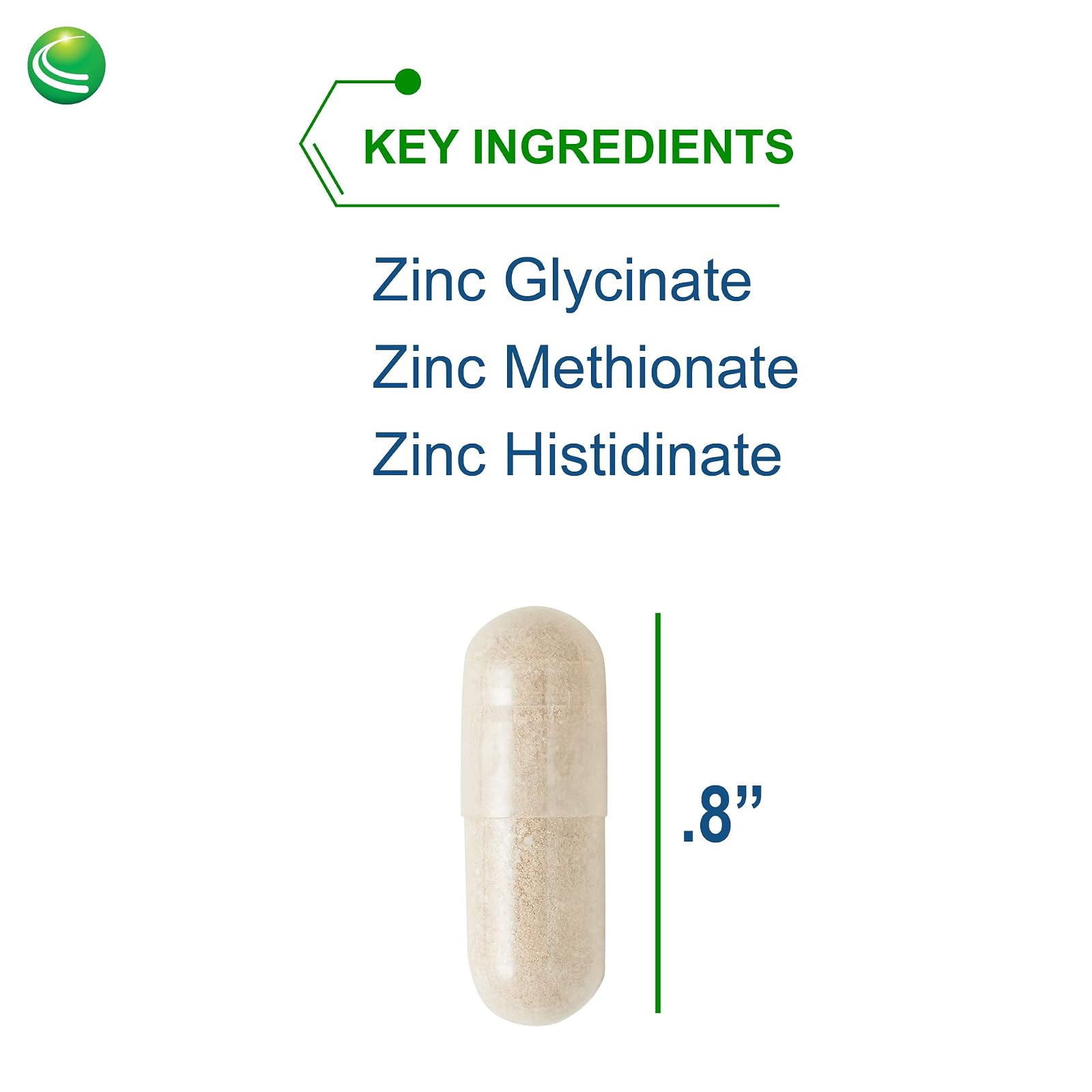 Tri Zinc capsules for daily wellness