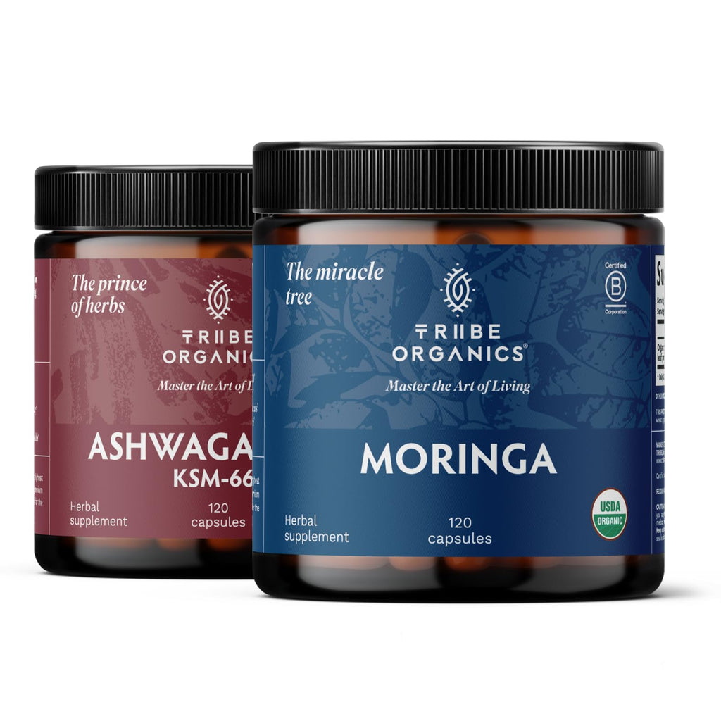 TRIBE ORGANICS KSM-66 Ashwagandha capsules