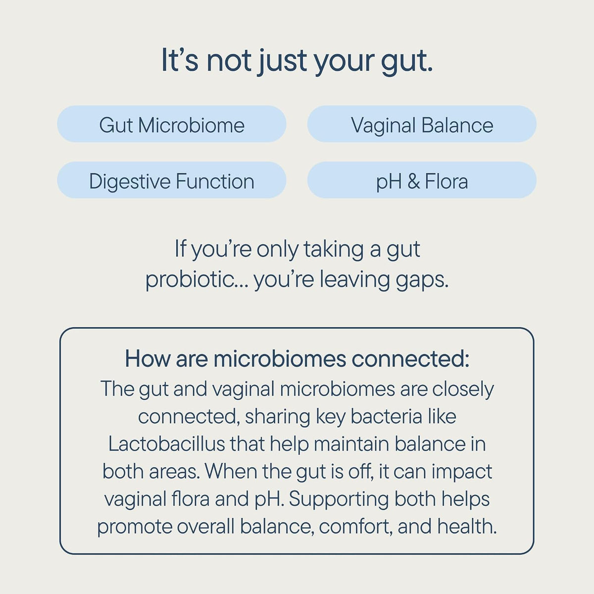 Tribiotic formula for balanced microbiome