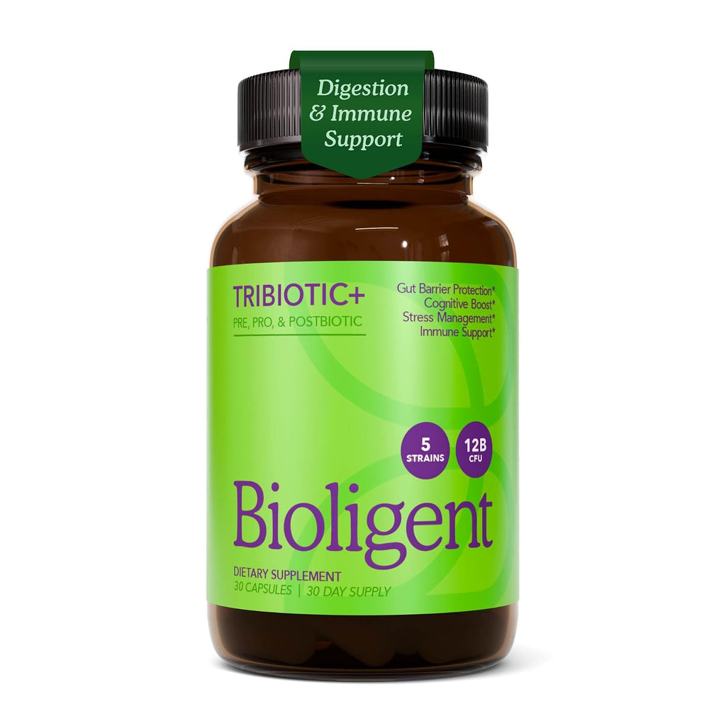 Tribiotic+ prebiotic capsules for gut health
