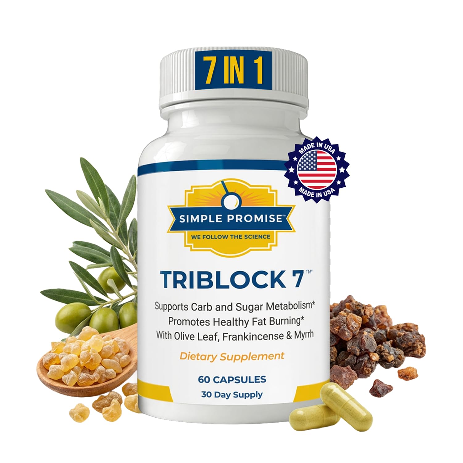 TriBlock7 Carb Blocker capsules