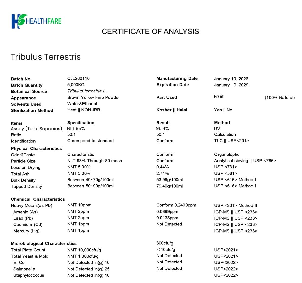 tribulus supplement for hormonal balance
