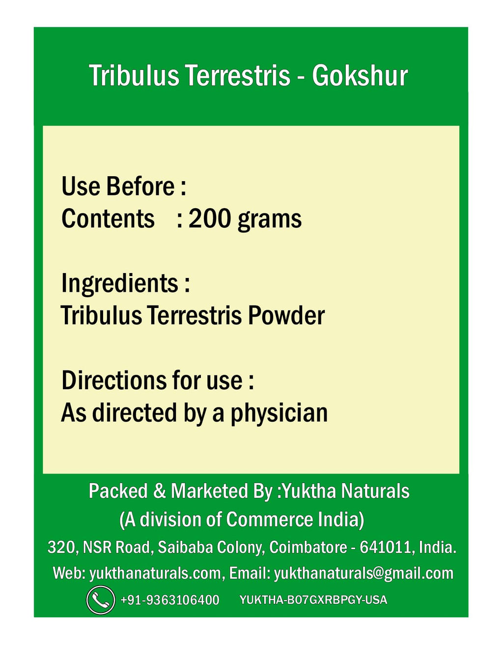 tribulus terrestris Canada quality supplement
