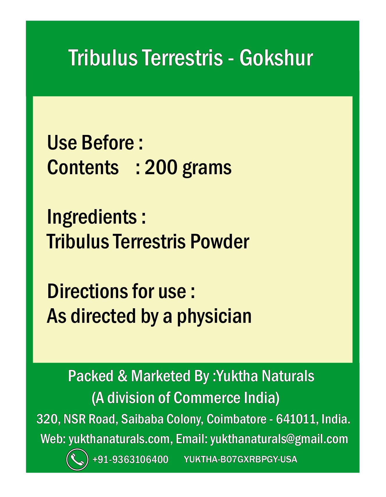 tribulus terrestris Canada quality supplement