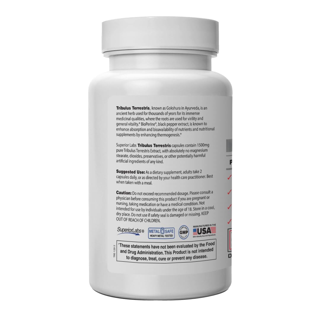 tribulus terrestris capsules for energy