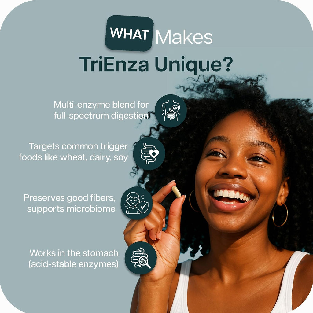 TriEnza 90 capsules for digestive support