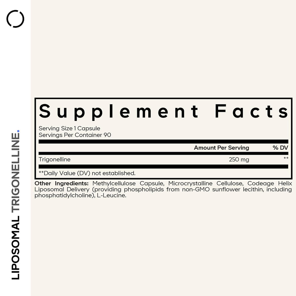 Trigonelline capsules for healthy metabolism