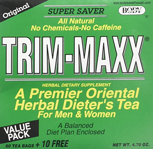 Trim Maxx herbal detox tea bags