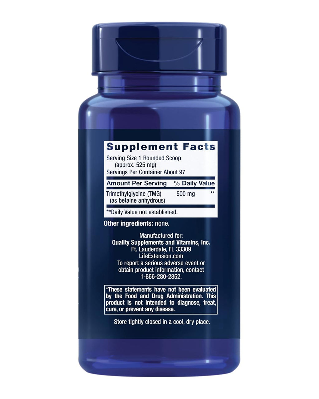 Trimethylglycine for energy support
