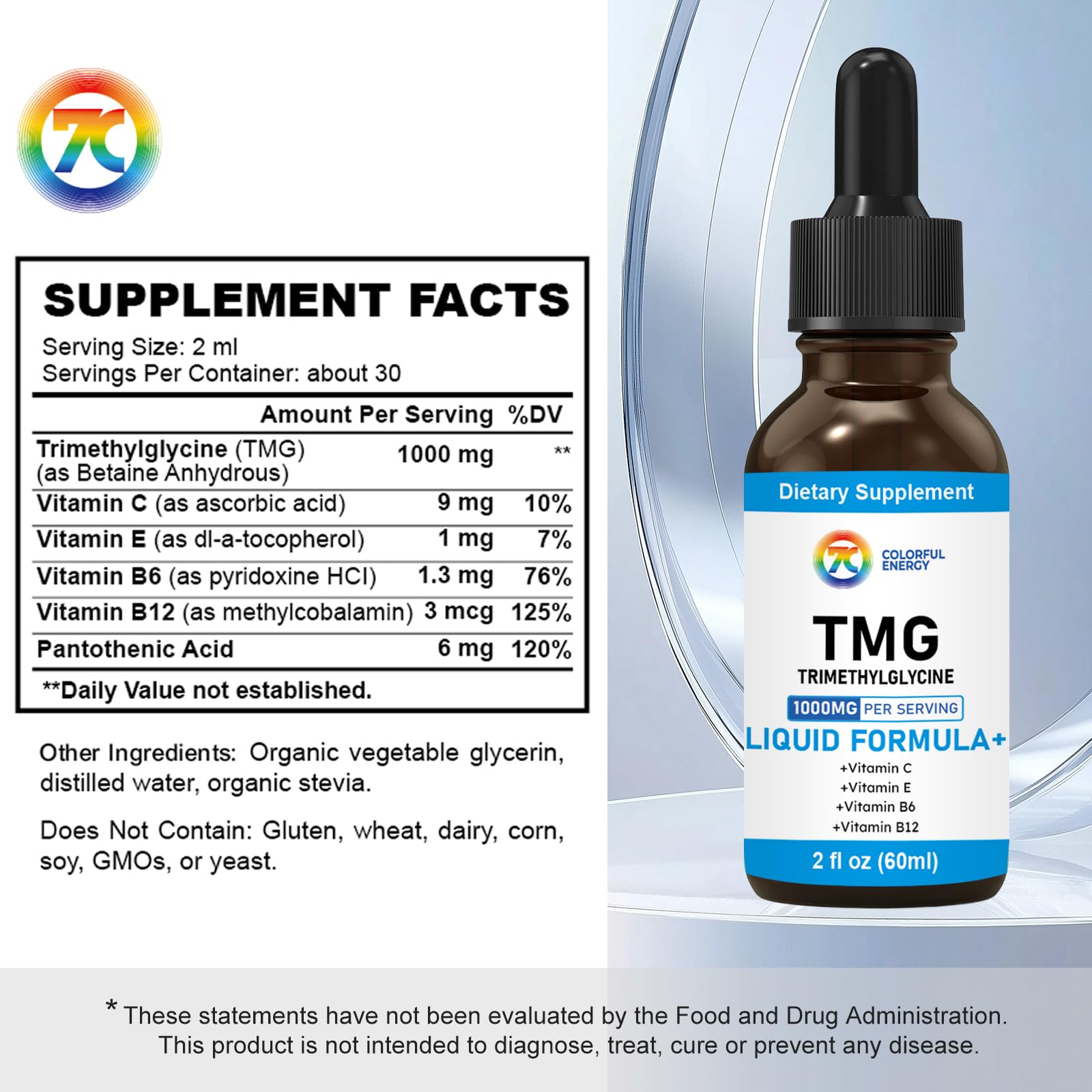 Trimethylglycine for energy support